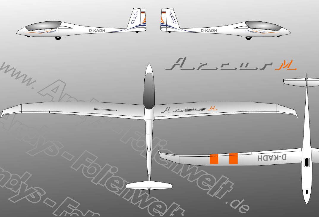 Segelflug, Dekor, Design,