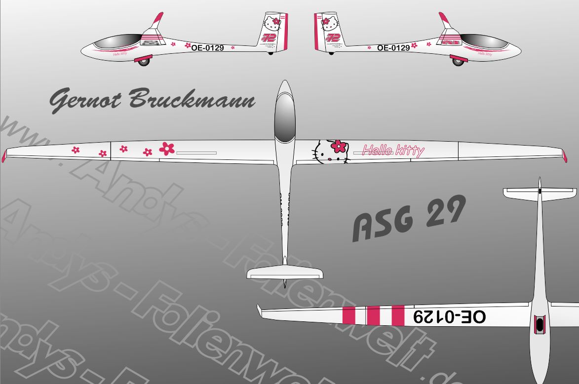 Segelflug, Dekor, Design,