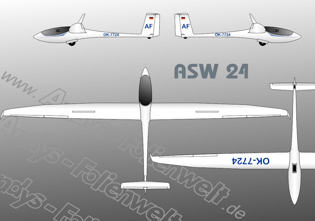 Segelflug, Dekor, Design,